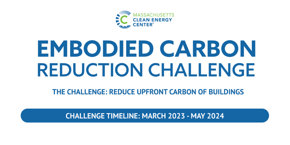 Embodied Carbon Reduction Challenge - Built Environment Plus
