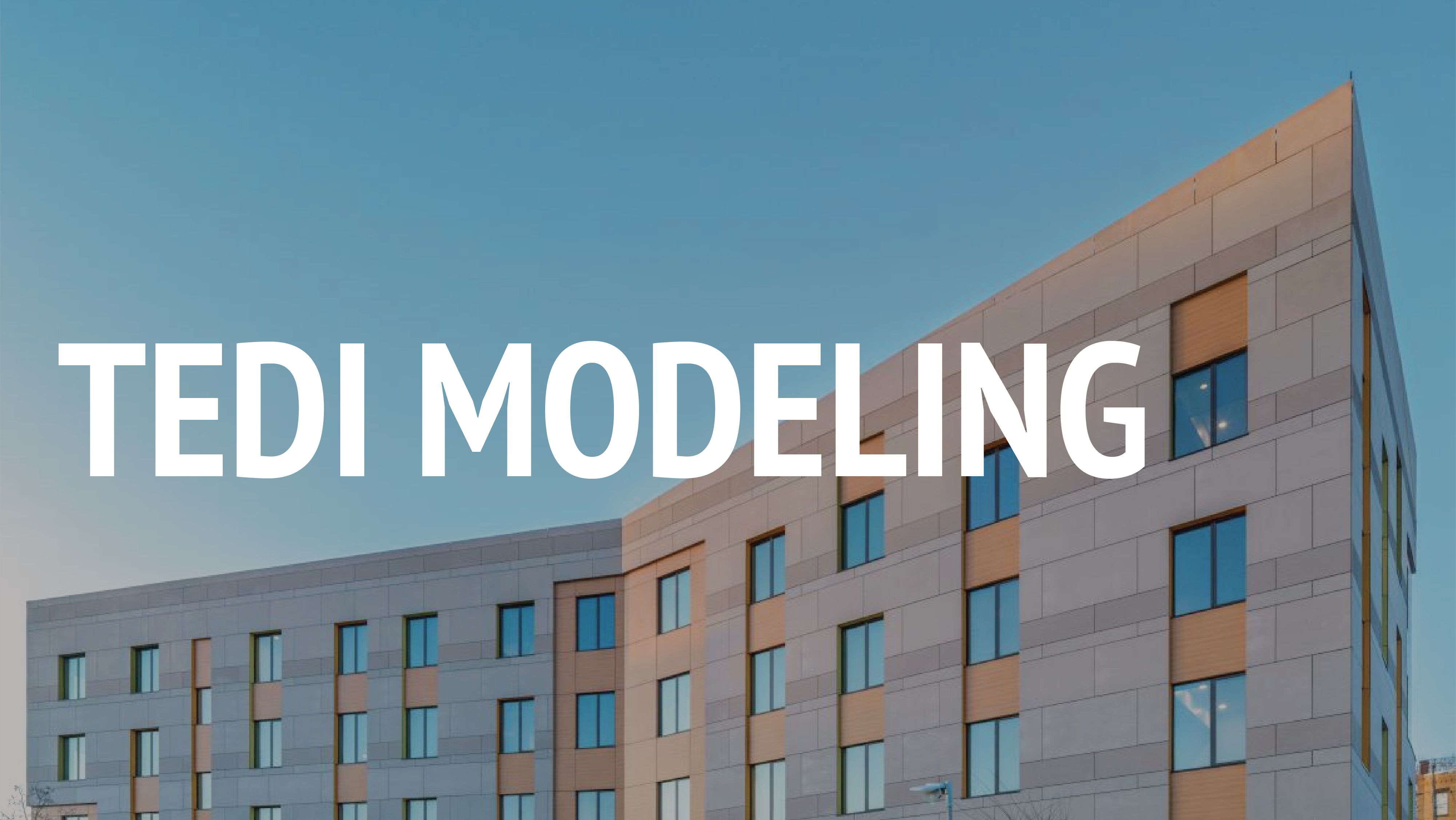 TEDI Modeling - Built Environment Plus