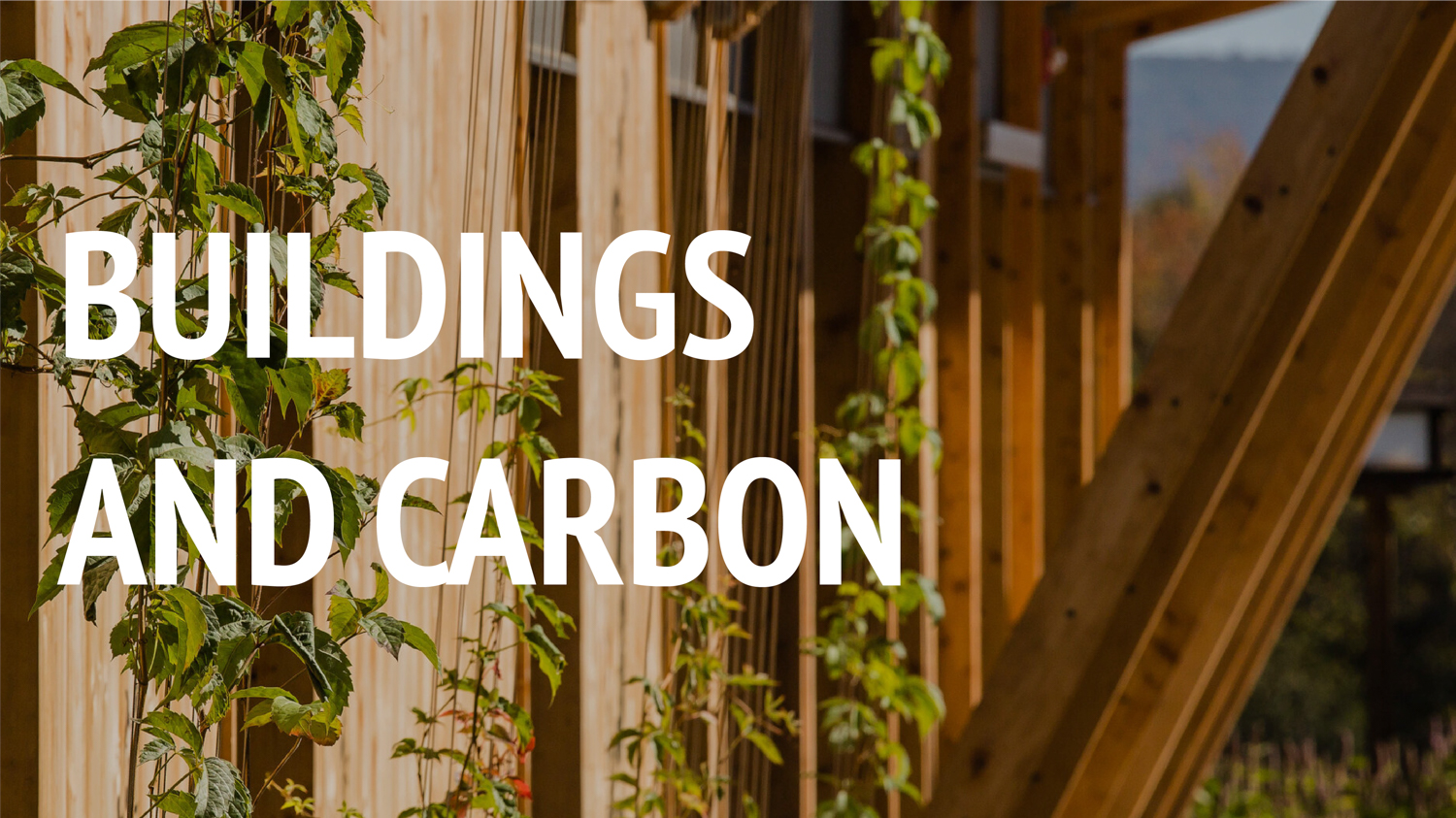 Buildings and Carbon - Built Environment Plus