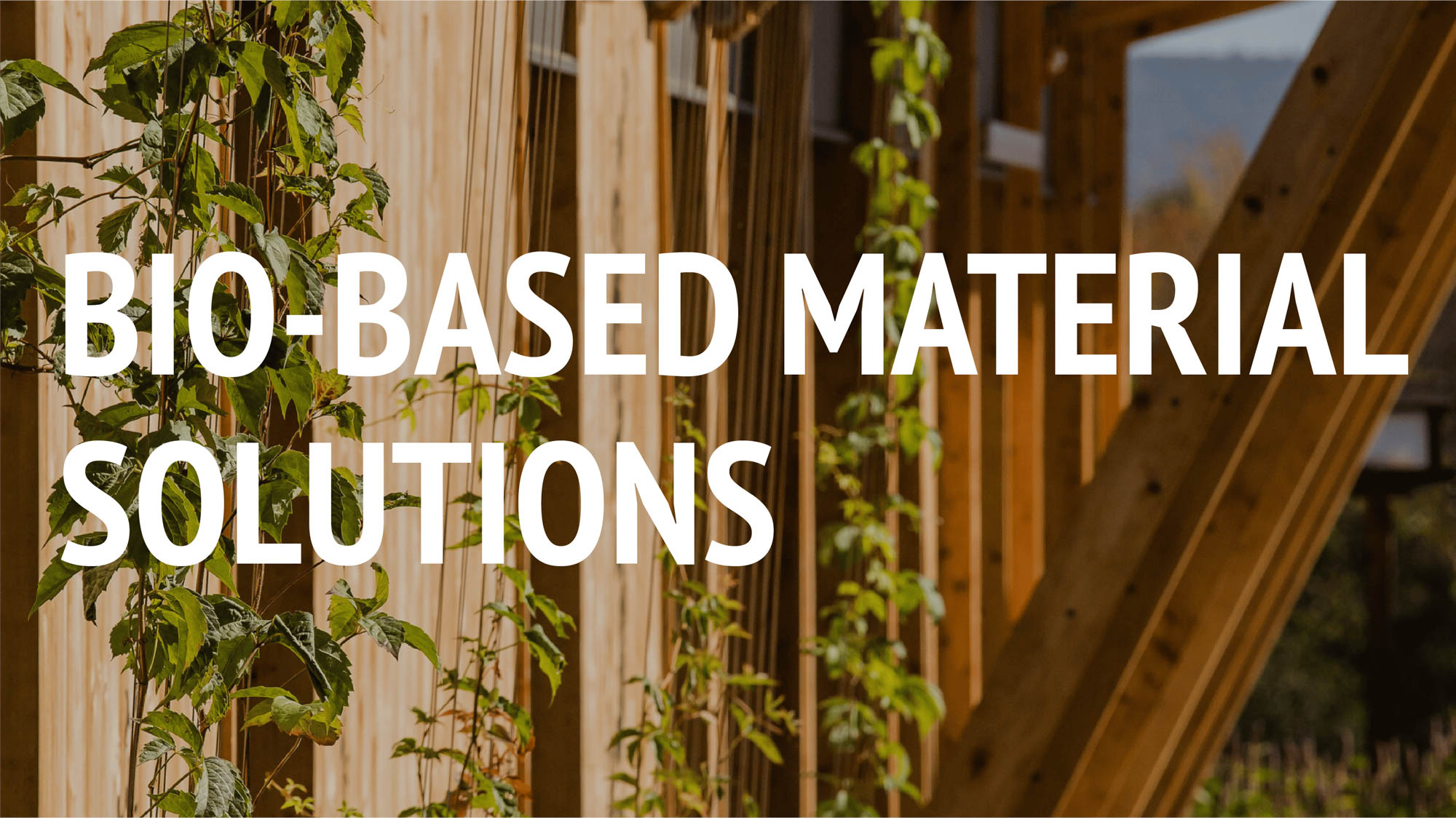 Bio-Based Material Solutions - Built Environment Plus